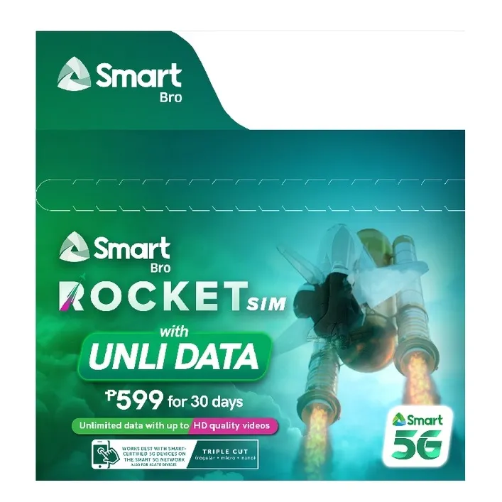 Rocket sim (smart) unli data for 30days | Lazada PH