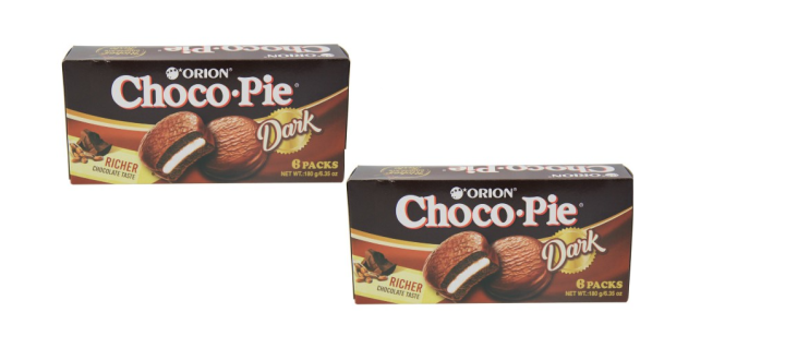 Orion Choco Pie Dark Chocolate 6 packs SET OF 2 | Lazada PH