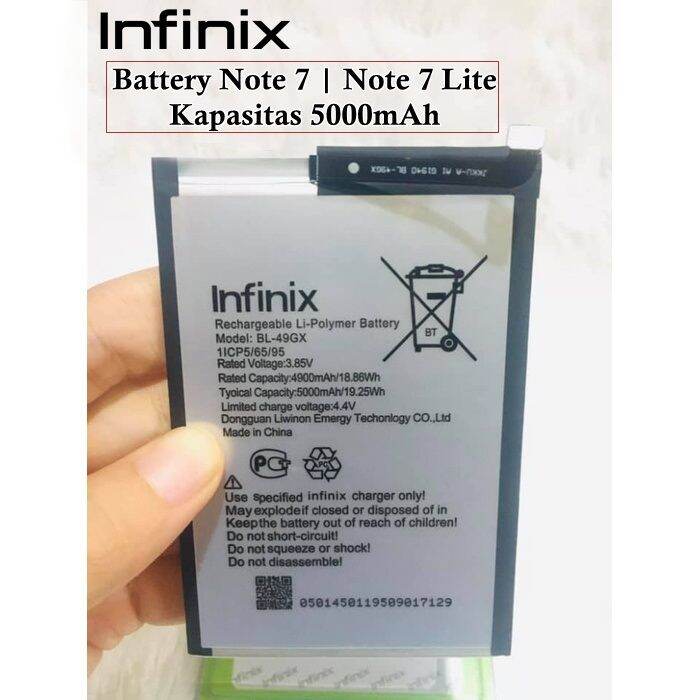 INFINIX Battery BL-49GX | Baterai Note 7 / Note 7 Lite BL49GX 5000mAh ...