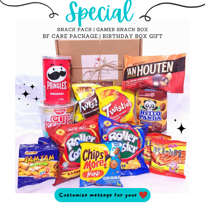 [SG]Snack Pack Special/Gamer Snack Box/BF Care Package/Birthday/Ramadan ...