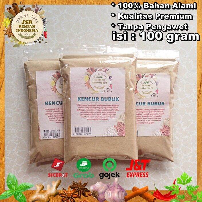 KENCUR BUBUK ASLI ISI 100 GRAM BUMBU DAPUR JSR REMPAH | Lazada Indonesia