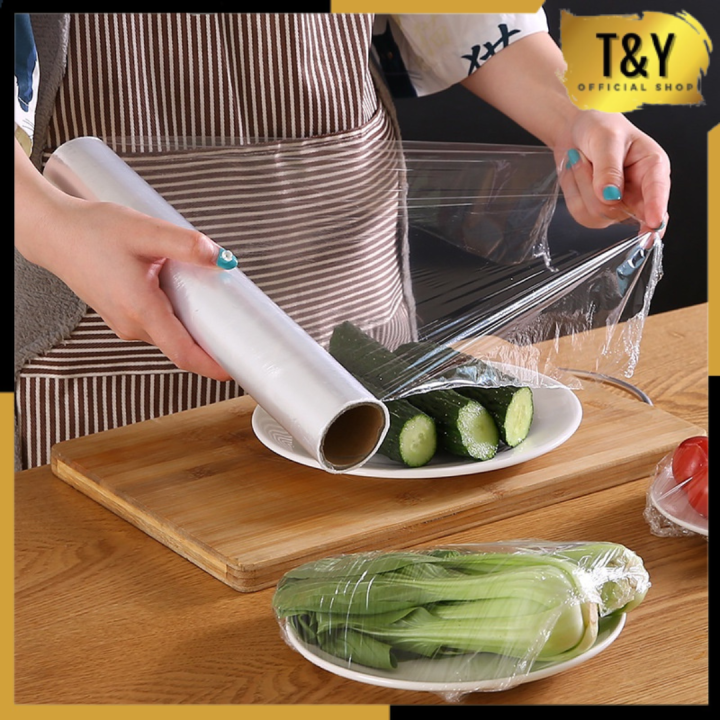 TY Plastik Wrap Pembungkus Makanan 30cm x 10mtr Food Wrapping Roll Food ...