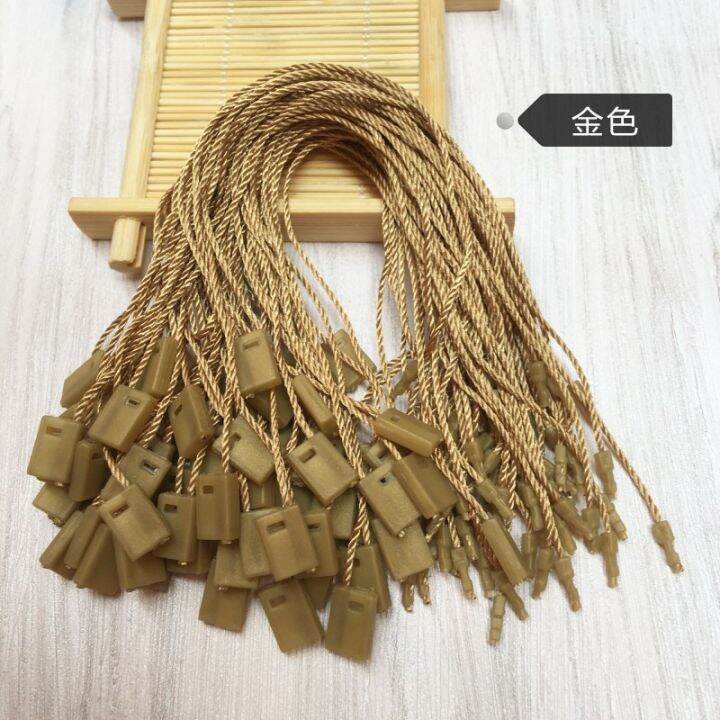 100 pcs - Label Tag Rope / Rectangle Rope Strings Cords / Clothing Hang ...