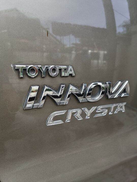 CRYSTA TOYOTA INNOVA CRYSTA SILICON EMBLEM STICKER 1 PC | Lazada PH