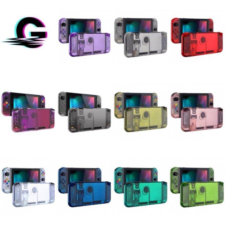 Transparent Shell Bundle Full Set Joycon and Backplate Replacement ...