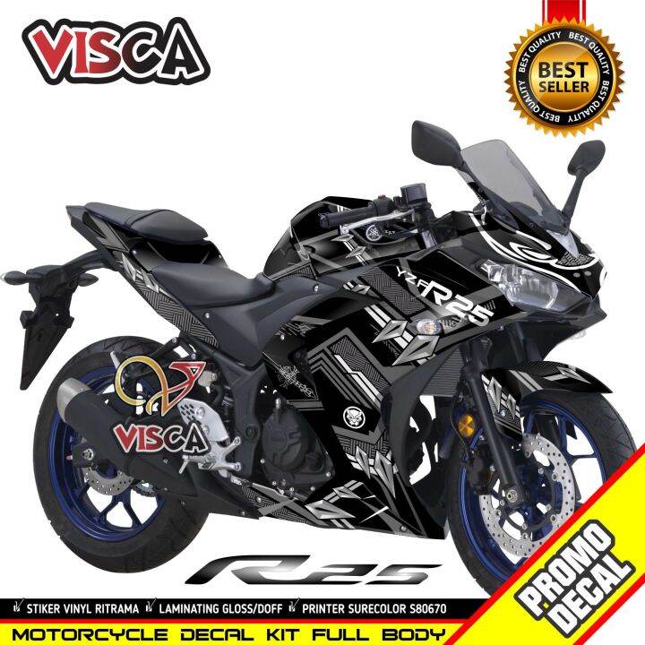 Decal R25 Full Body Decal Yamaha R25 Old Stiker R25 Full Body Stiker ...