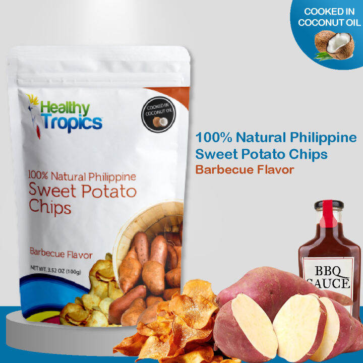 Philippine Sweet Potato Chips Barbeque Flavor 100grams | Lazada PH
