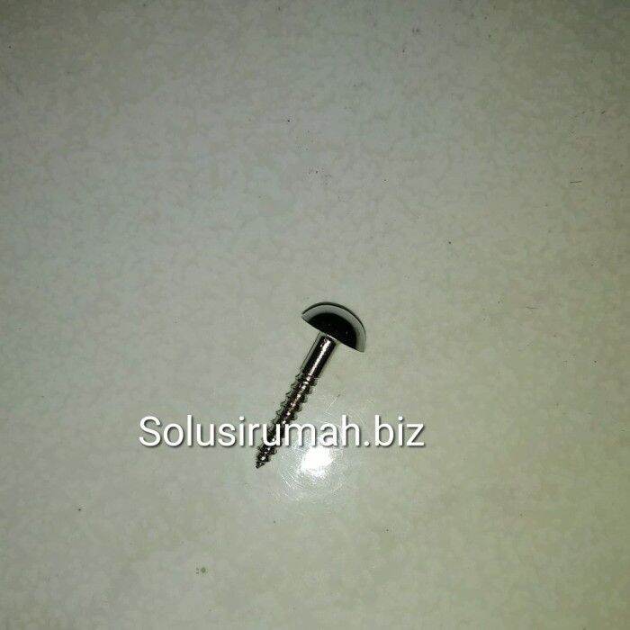 Skrup Kaca Sola 1 1/4 Inch Baut Kaca Skrup Cermin SEKRUP | Lazada Indonesia