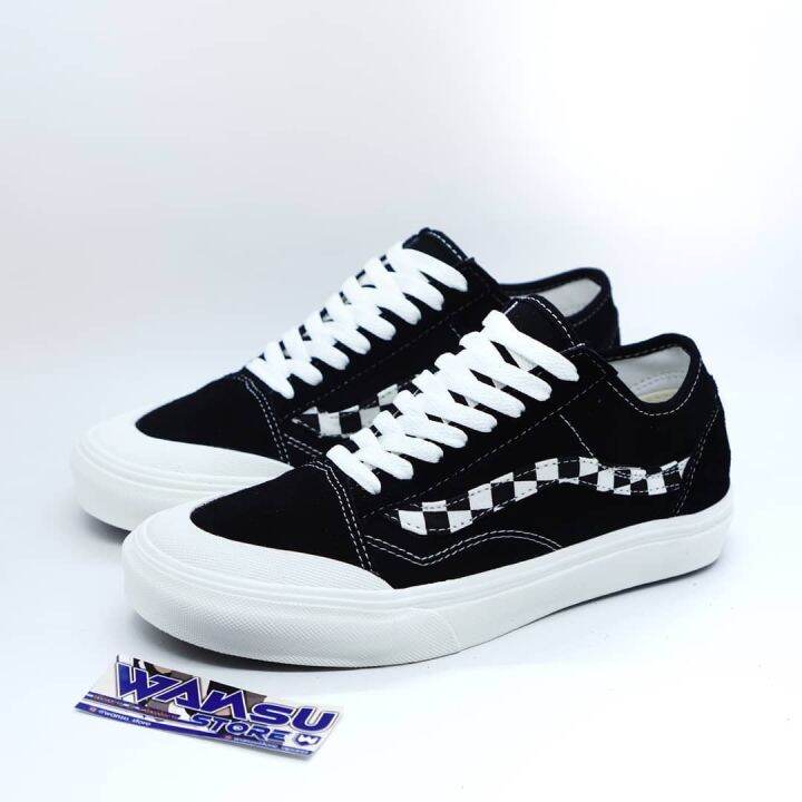 oldskool decon black checkerboard list | Lazada Indonesia