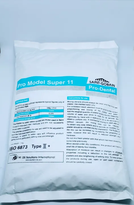 Gips biru tipe II / GIPS STUNE BLUE / dental stone / dental material ...