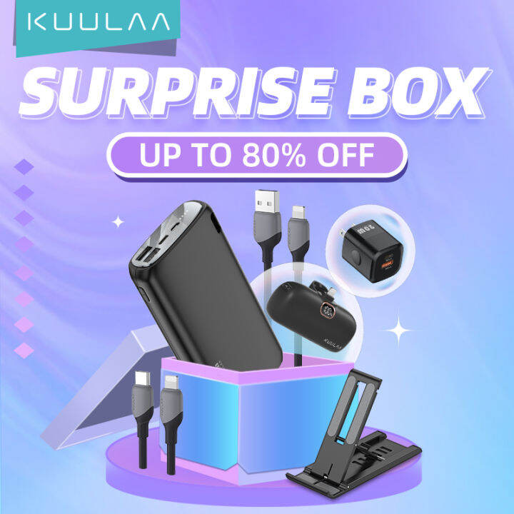 KUULAA 6 in 1 Suit ชุด 6 -piece Include 26800mAh and 5000mAh Powerbank ...