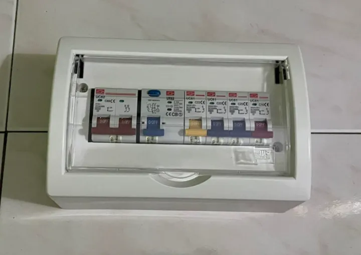 ELECTRIC KOTAK SUIS MAIN ELECTRICAL BOX FULL SET CONSUMER BOX 8.5 WAY 1 ...