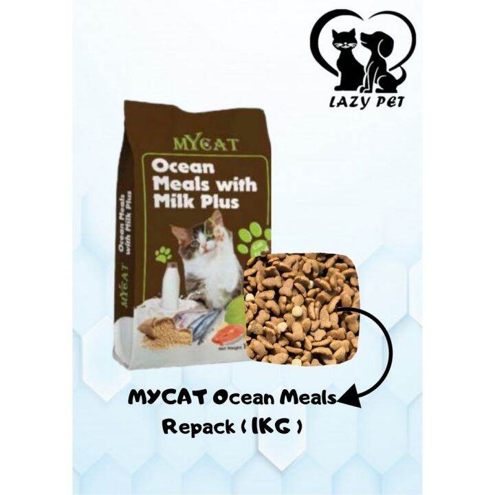 MYCAT Ocean Meals with Milk Plus - Kitten/Cat Food 1KG REPACK | Lazada
