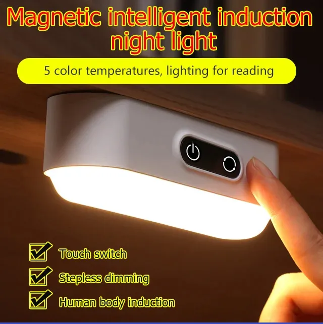 [HOT] LED intelligent magnetic induction night light | Lazada PH