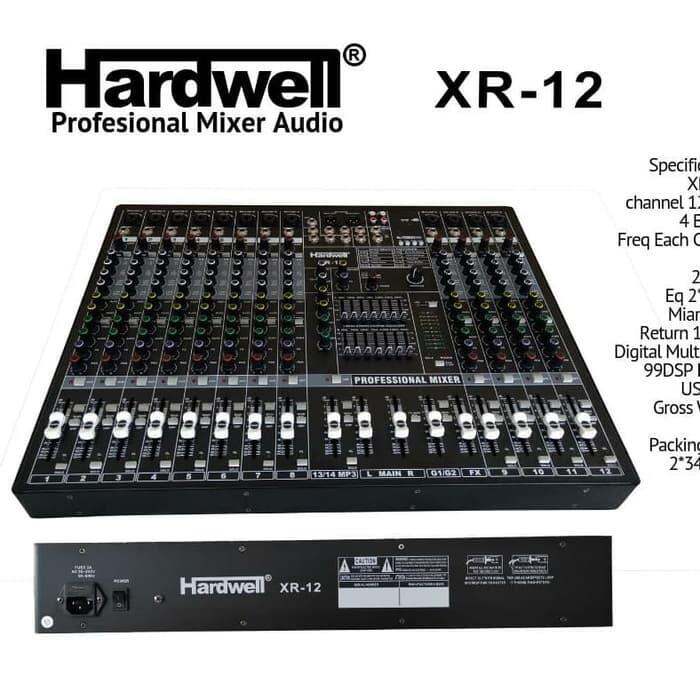 Mixer Hardwell XR 12 Original 12 Channel | Lazada Indonesia