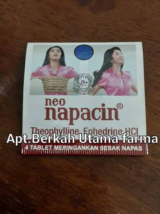 Neo napacin isi 4 Tablet - meringankan sesak napas | Lazada Indonesia