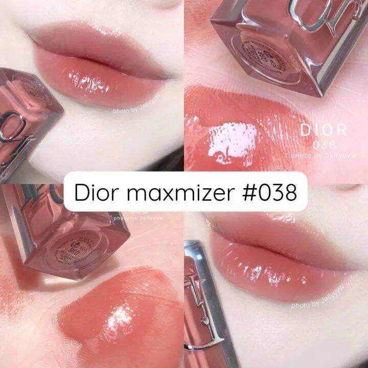 แท้ทั้งร้าน !! สีใหม่ล่าสุดจาก DIOR LIP MAXIMIZER สี 038 ROSE NUDE ขนาด ...