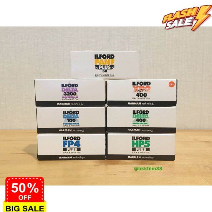 ฟิล์มขาวดำ Ilford 120 Medium Format ครบทุกรุ่น ฟิล์มถ่ายรูป Delta Hp5 ...