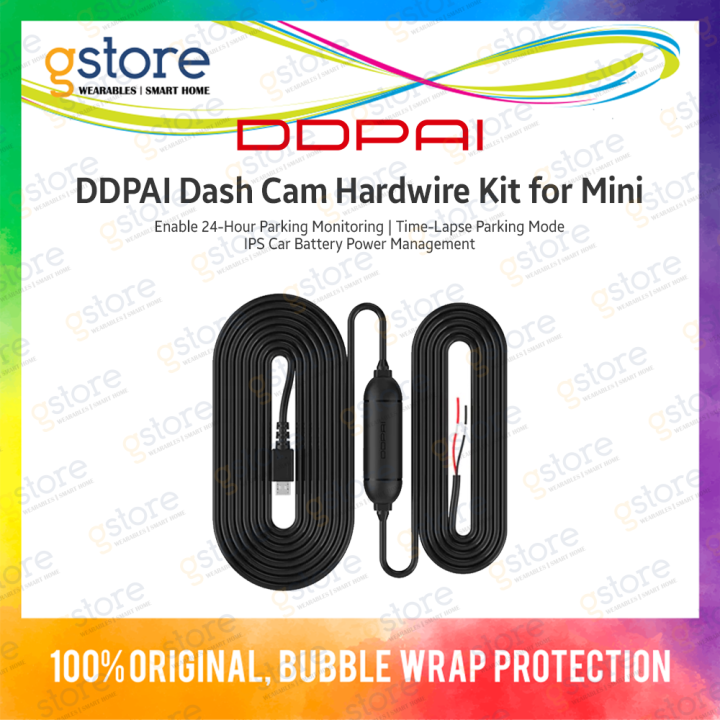 DDPAI Dash Cam Hardwire Kit for DDPAI Mini Dash Cam (Over Load ...