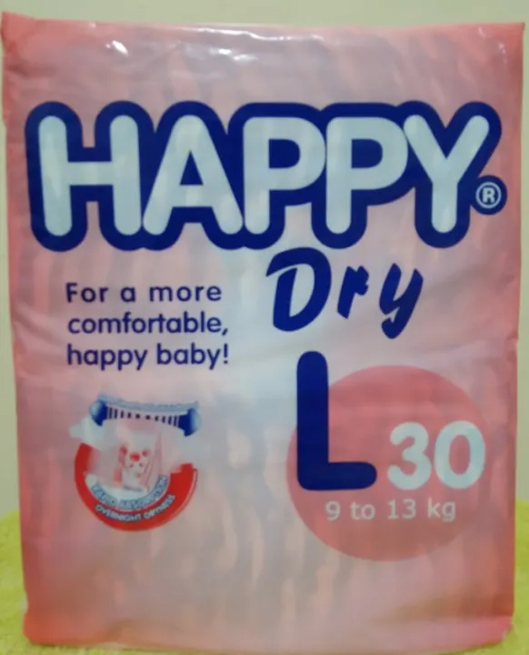 HAPPY BABY DRY LARGE DIAPER x30pcs | Lazada PH