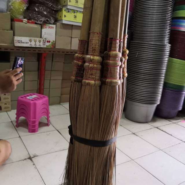 Sapu lidi sapu halaman sapu rumput | Lazada Indonesia