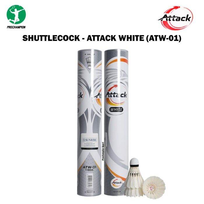 Shuttlecock Badminton Original Sunrise Attack ATW-01 | Lazada Indonesia