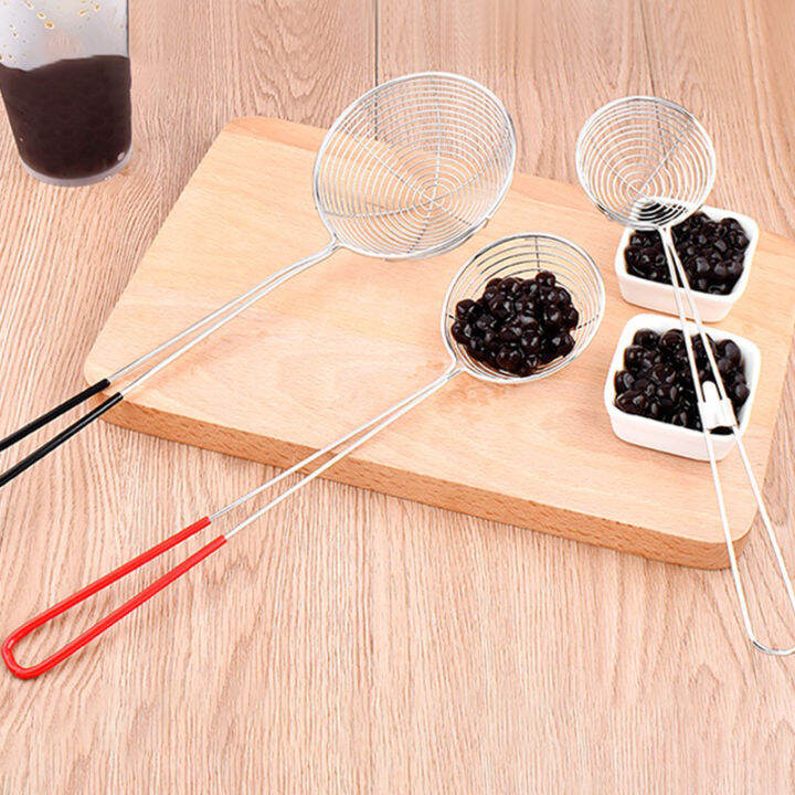 HOVELSHOP Sendok Boba Topping Minuman Saringan Shabu Shabu Stainless ...