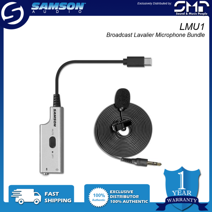 Samson LMU1 - Broadcast Lavalier Microphone with USB adapter | Lazada PH