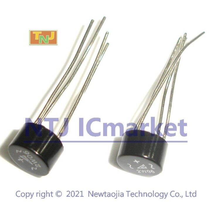 50 PCS 2W06 DIP-4 2A 600V Diode Bridge Rectifier Full Wave Rectifier 2 ...