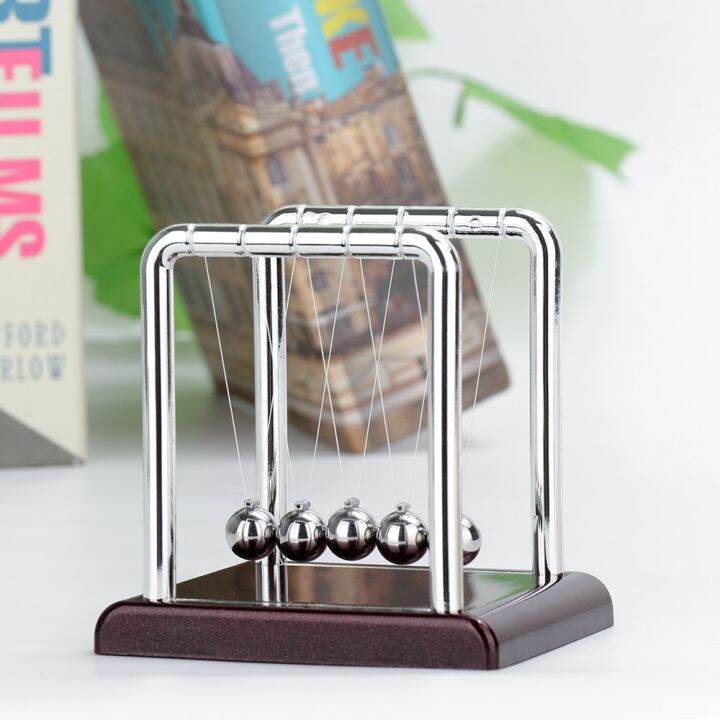Physics Science Pendulum Accessory Desk Antistress Game Newtons Cradle ...
