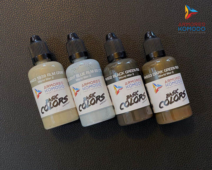 German Luftwaffe Early WW2 Aircraft Colors Set of 4 Airbrush Hobby ...