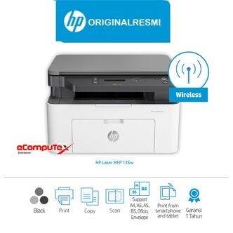 PRINTER HP LASERJET M135W WIRELESS MONO AIO / HP LASER JET M 135W / M ...