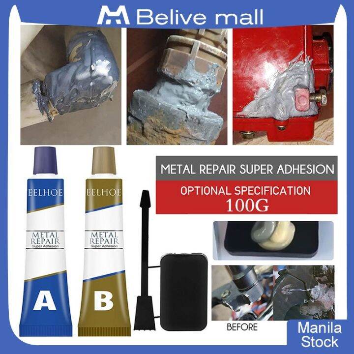 2pcs Metal Repair Adhesive Iron Steel Super Glue Casting Adhesive ...