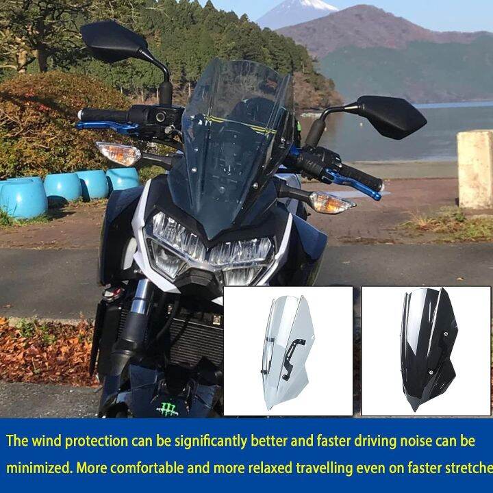 Ultrasupplier Light Smoke Windshield Windscreen Wind Deflector ...