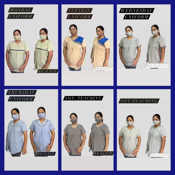 Real Fit Ready to Wear DepEd Maternity Uniform for Women - Teaching and ...
