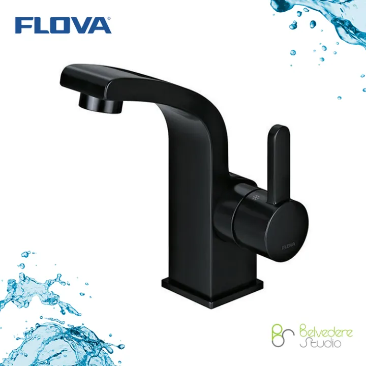 Flova Serena Black Single Lever Monobloc Basin Mixer | Lazada PH