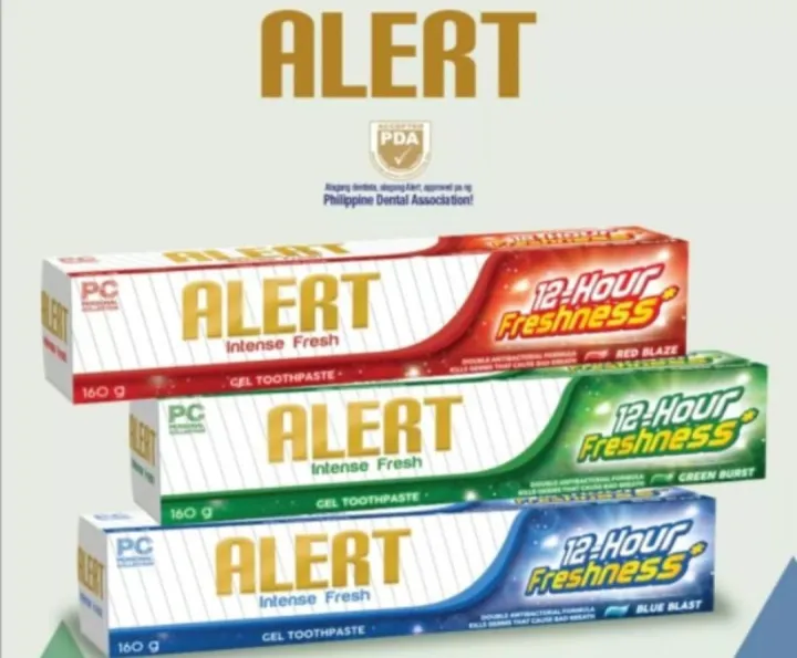 Alert Intense Fresh Toothpaste 160g by Personal Collection | Lazada PH