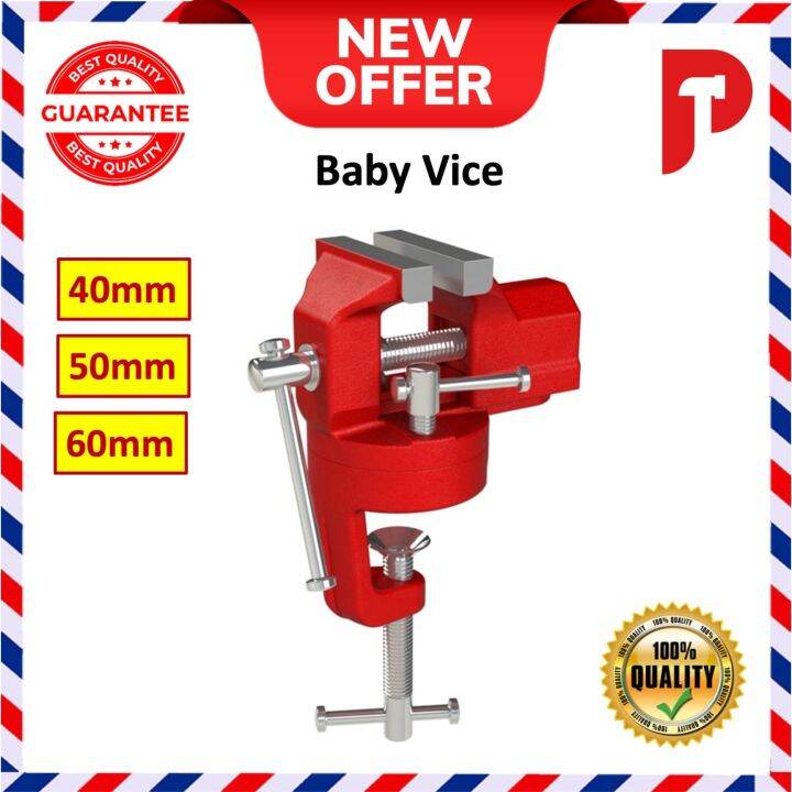 Multi-Functional Mini Table Clamp Cast Iron Rotating Small Bench Vice ...