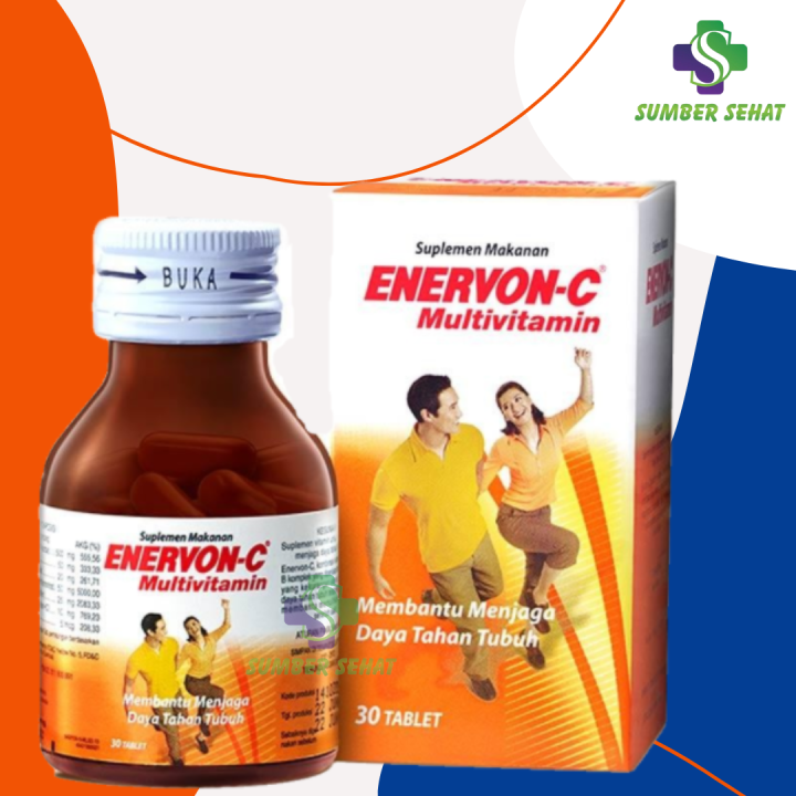 ENERVON C 500 MG BOTOL 30 TABLET | Lazada Indonesia
