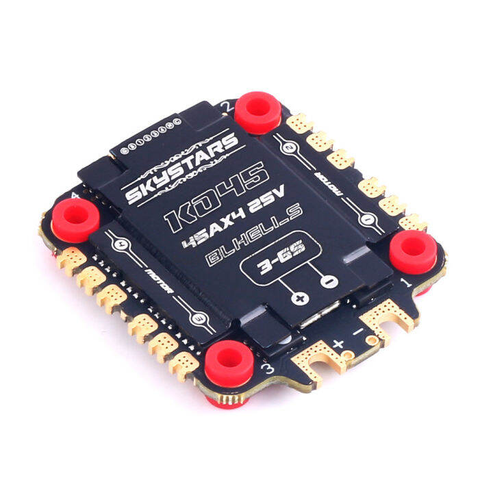 Skystars 55A 45A 3-6S 8bit BLHeli_S 4-In-1 ESC สนับสนุน DShot 300 600 ...