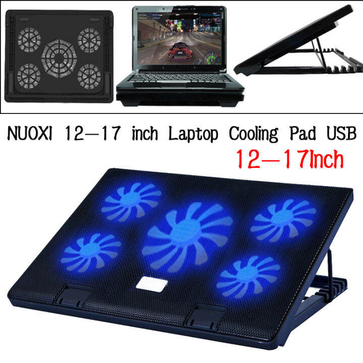 NUOXI 12-17 inch Laptop Cooling Pad USB Laptop Cooler Portable USB Air ...