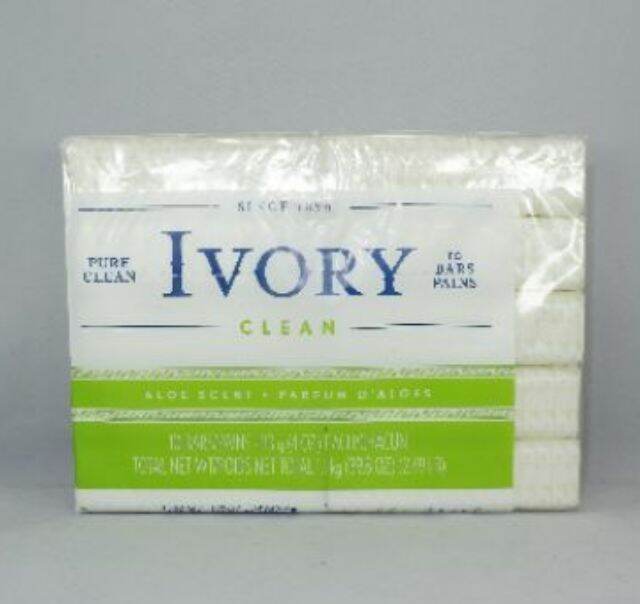 Sold per bar IVORY CLEAN SOAP ORIGINAL & ALOE SCENT 113G | Lazada PH