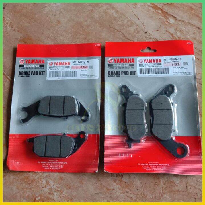 Kampas Rem Set Diskpad Depan Belakang Harga Sepasang Ori Yamaha Vixion Jupiter Mx Xabre R15 V2 ...