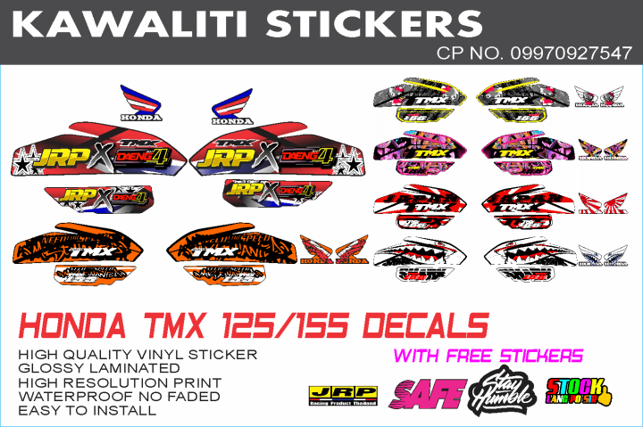 Honda TMX 125/155 Sticker Decals | Lazada PH