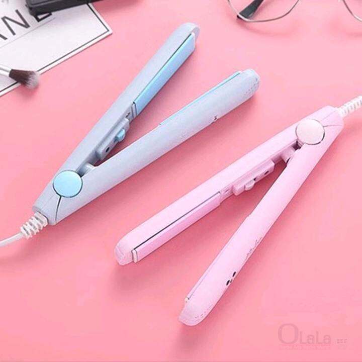Catokan Mini Alat Catok Rambut Mini 2in1 Set Lurus dan Keriting Make ...