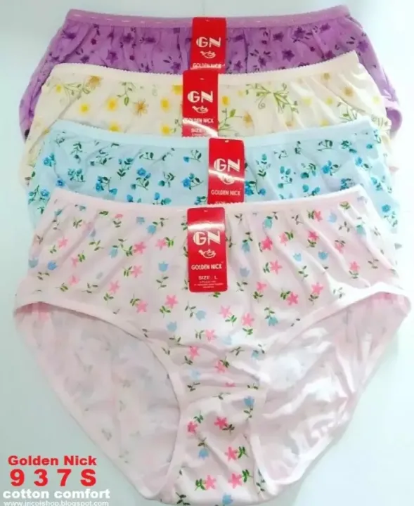 6 PCS CD WANITA GOLDEN NICK MOTIF / CELANA DALAM MURAH | Lazada Indonesia