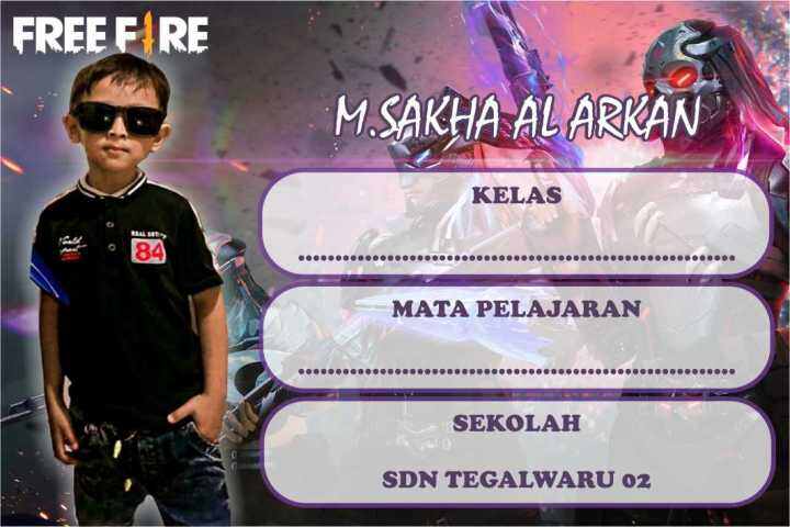 STIKER MAPEL CUSTOM FOTO, NAMA DAN SEKOLAH 1 PACK ISI 25 PCS | Lazada ...