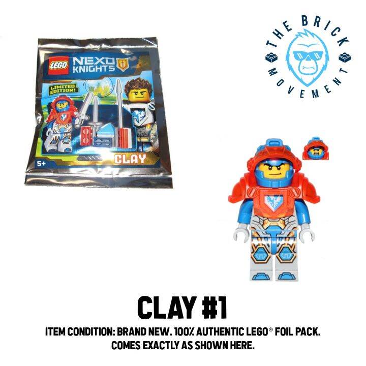 LEGO® NEXO KNIGHTS Clay Foil Pack #1 | Lazada PH