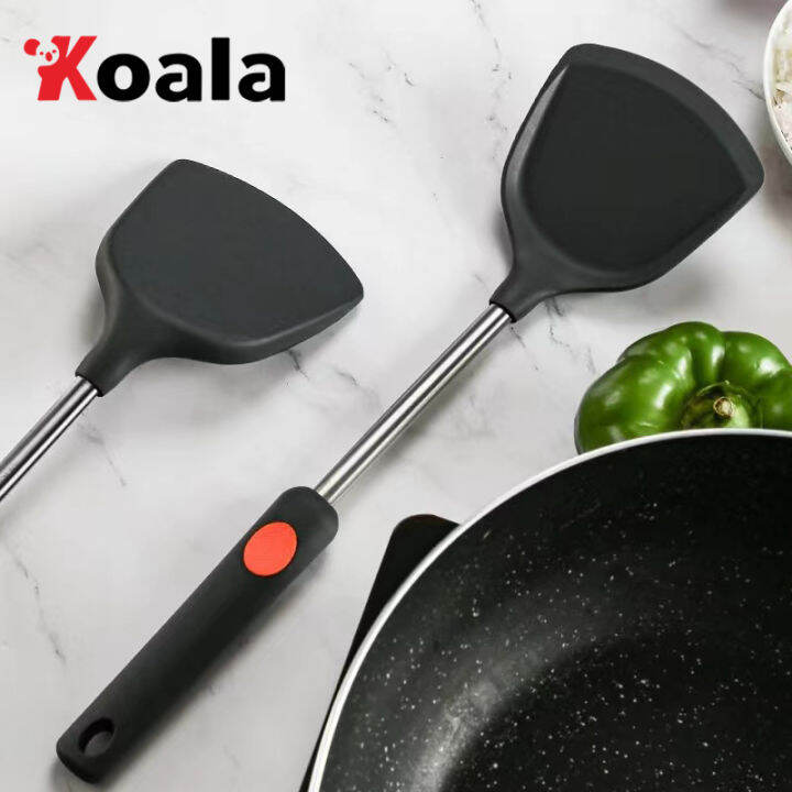 KOALA ตะหลิว ตะหลิวซิลิโคน 304ตะหลิวด้ามสแตนเลส | Lazada.co.th