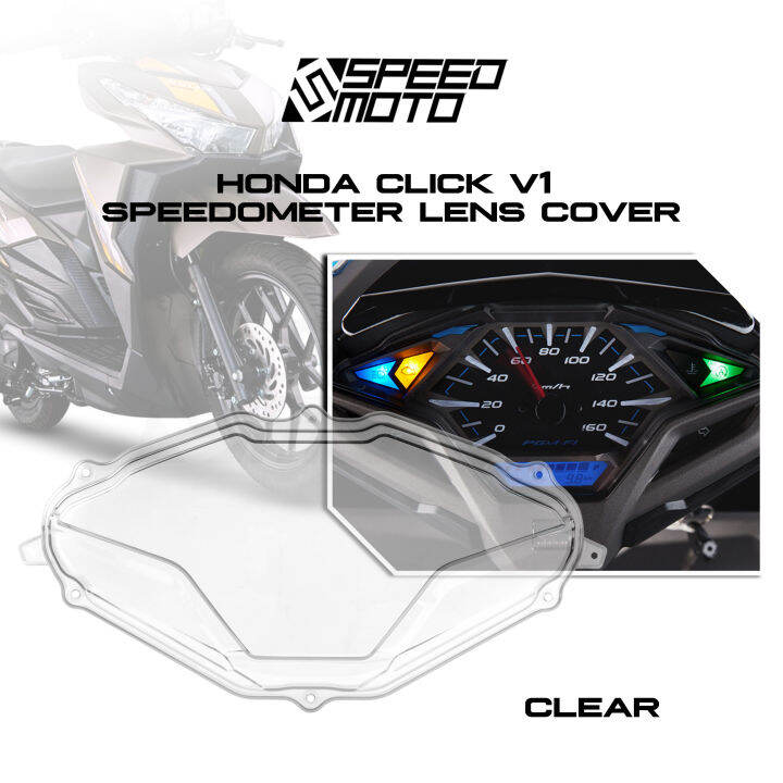 HONDA CLICK V1 SPEEDOMETER LENS CLEAR / SMOKE FOR CLICK V1 MOTORCYCLE ...